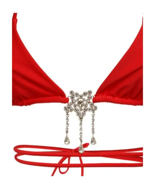 Alessandra Rich Embellished Bikini