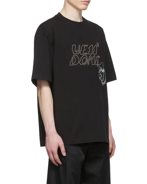 We11Done Stud-logo Short-sleeved T-shirt