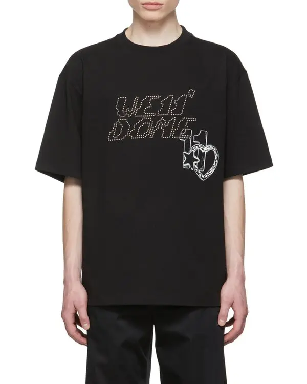 We11Done Stud-logo Short-sleeved T-shirt