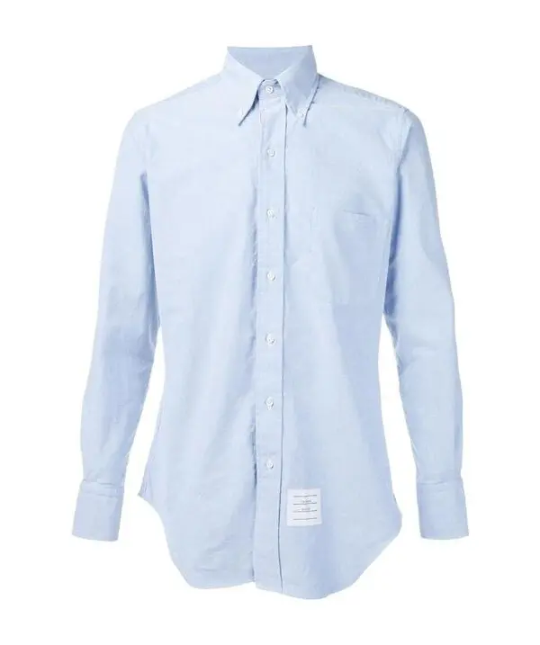 Thom Browne Rwb Detailed Long-sleeved Shirt