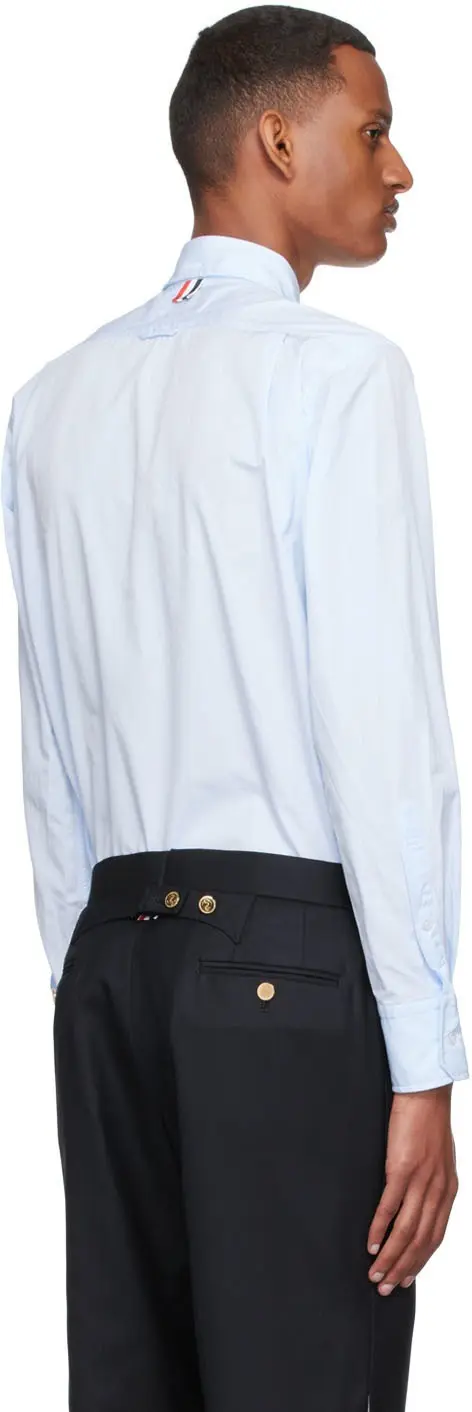 Thom Browne Rwb Detailed Long-sleeved Shirt