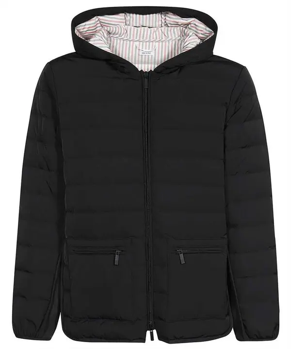 Thom Browne 4-bar Padded Hooded Jacket