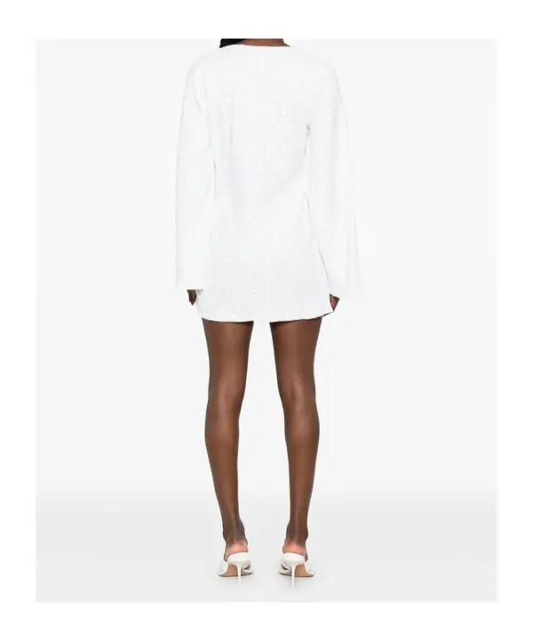 Oseree Sequin Embellishment Mini Dress