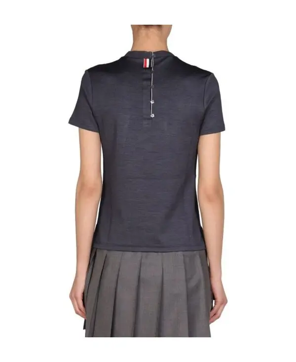 Thom Browne Logo-patch Short-sleeve T-shirt