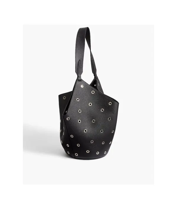 Khaite Small Lotus Eyelet Detailed Tote Bag
