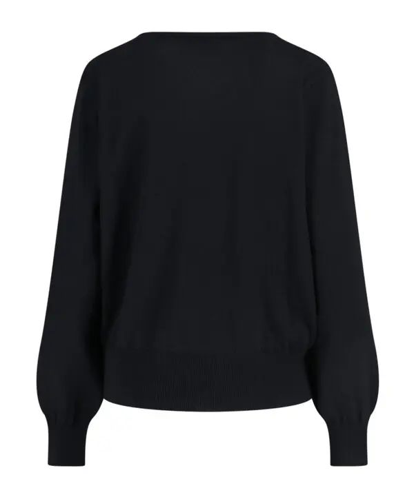 VIVIENNE WESTWOOD Logo Embroidered Boat Neck Jumper