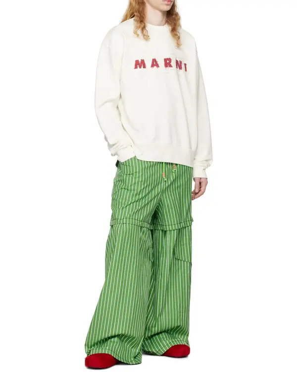 Marni Logo Printed Crewneck Sweatshirt