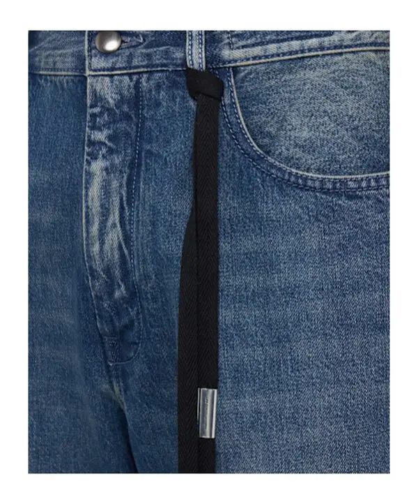 ANN DEMEULEMEESTER Modest Relaxed Bootcut Jeans