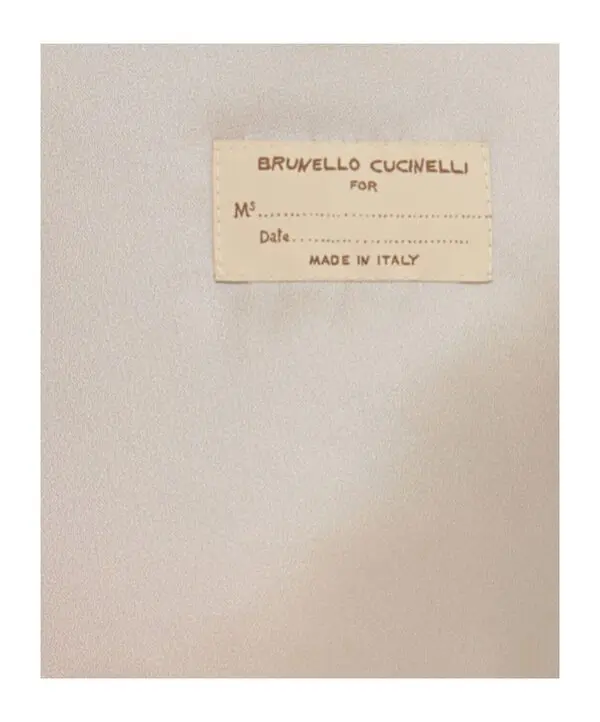 Brunello Cucinelli Leather Bomber Jacket With Fur Collar