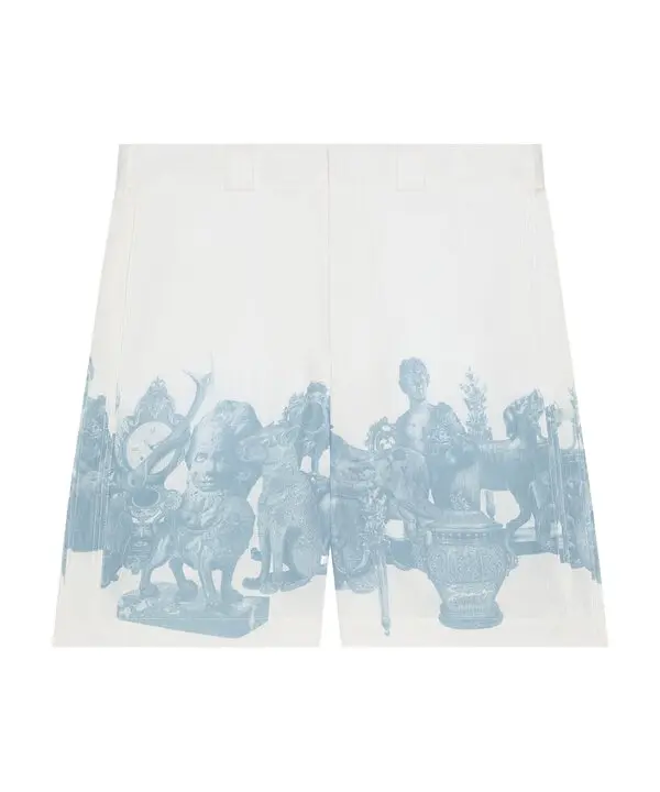 Givenchy Graphic Print Bermuda Shorts - White