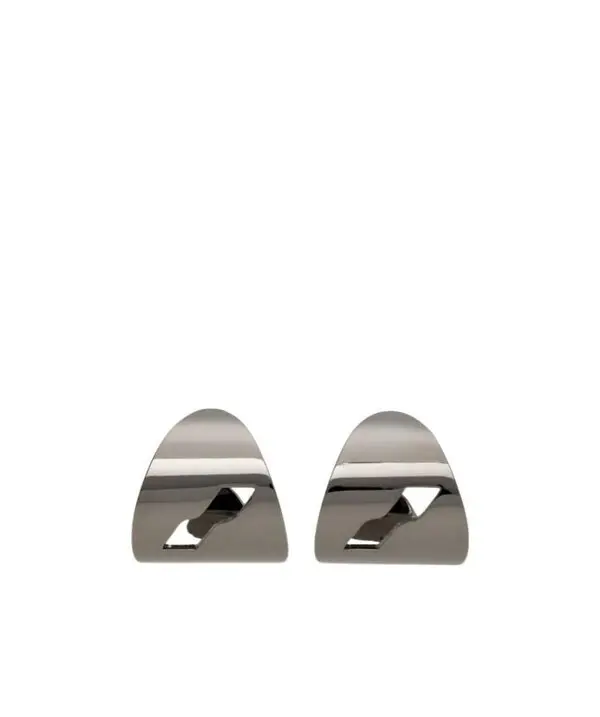 We11Done Logo Earrings - Gray