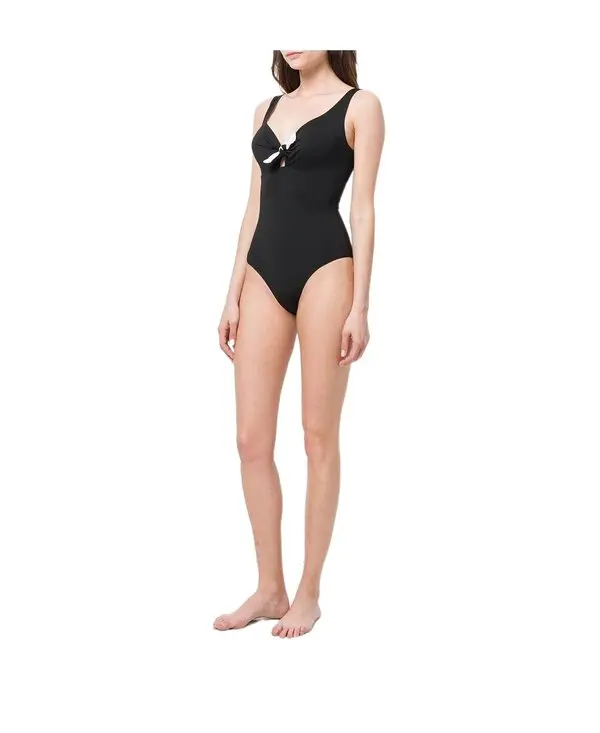 FISICO Bow-detail One-piece Swimsuit - Nude