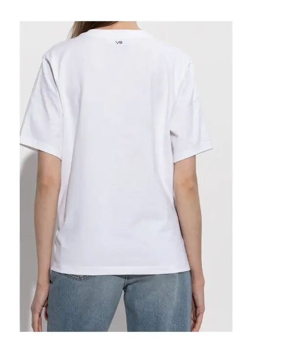 Victoria Beckham Short Sleeve T-shirt - White