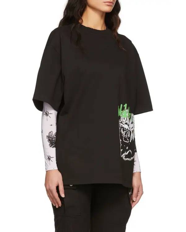 We11Done Logo-print Cotton T-shirt
