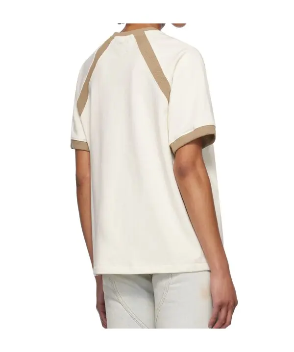 Rhude Round Neck Short Sleeve T-shirt With Logo Print
