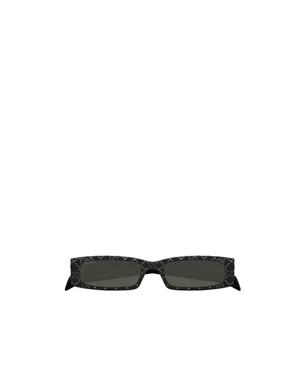 Gucci Rectangular Frame Sunglasses - Black