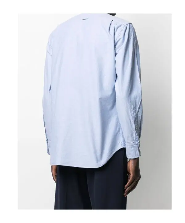 Thom Browne Collared Button-up Oxford Shirt - Blue