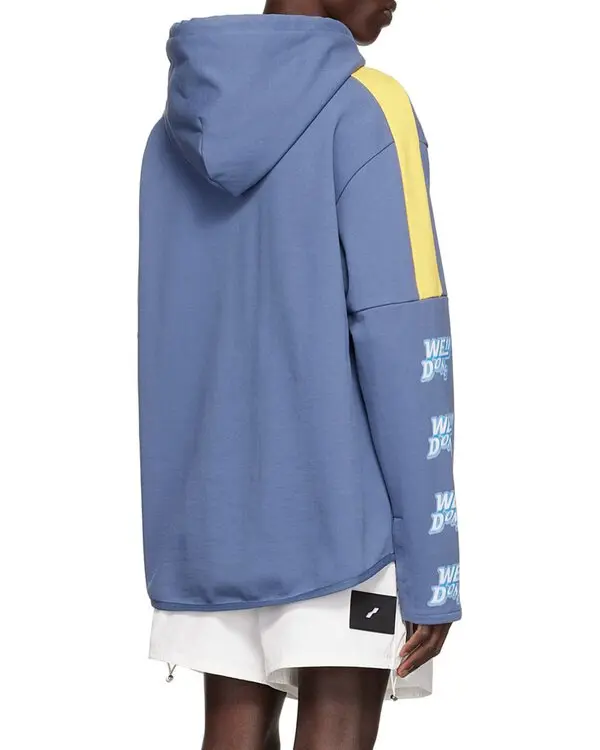We11Done Logo Print Drawstring Hoodie