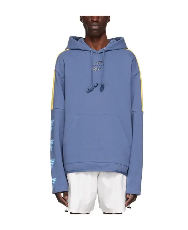 We11Done Logo Print Drawstring Hoodie
