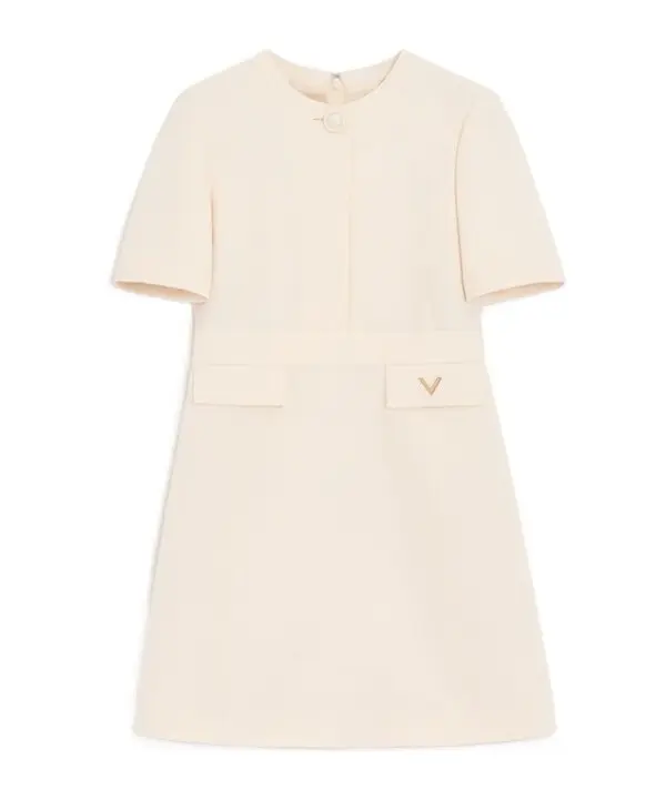 Valentino Garavani Crepe Couture Short Dress