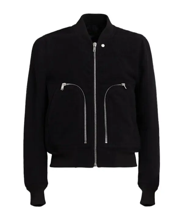Rick Owens Flight Wool Jacket - Black