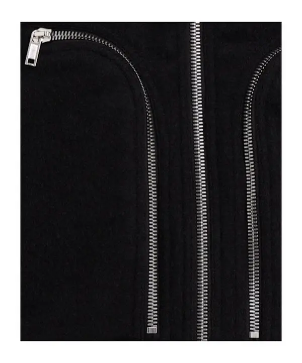 Rick Owens Flight Wool Jacket - Black