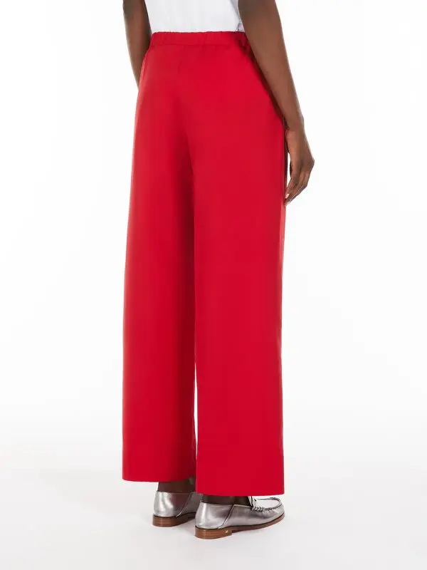 Max Mara Poplin Drawstring Trousers