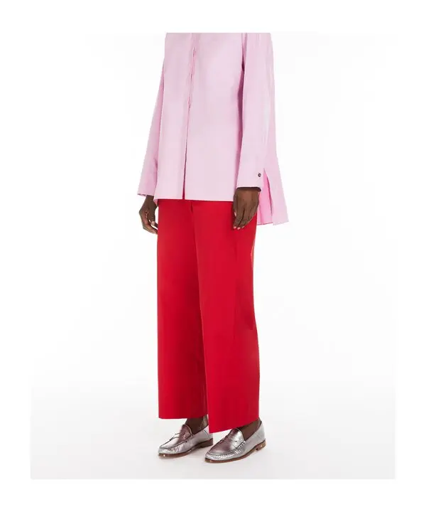 Max Mara Poplin Drawstring Trousers
