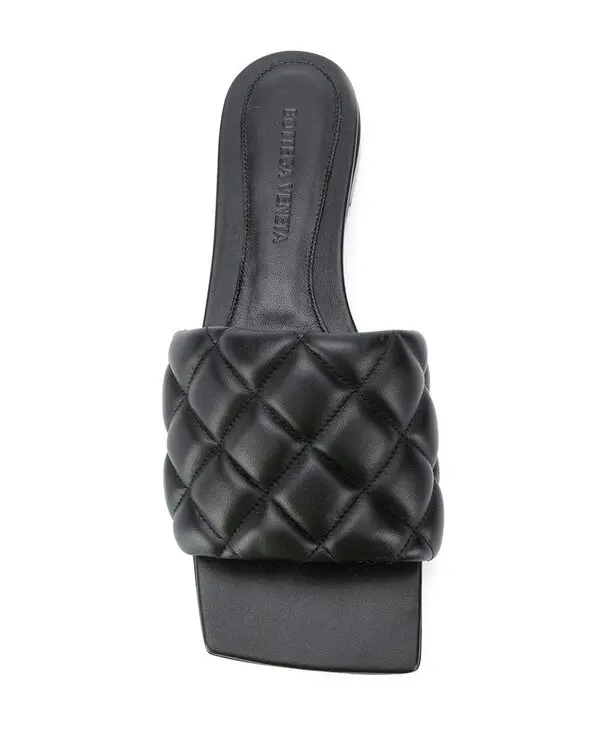 Bottega Veneta Matelassé Flat Sandals