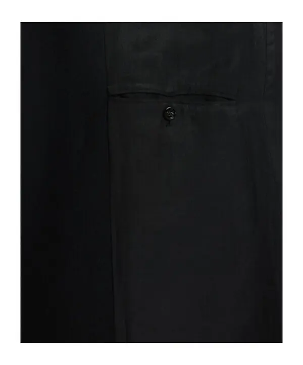 ANN DEMEULEMEESTER Miles Long Double Breasted Wool Blend Coat