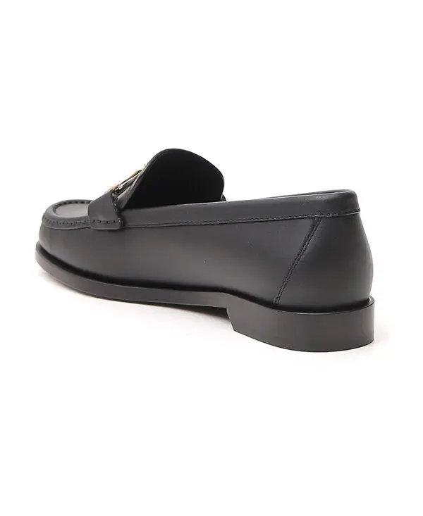FERRAGAMO Gancini Buckle Loafers - Black