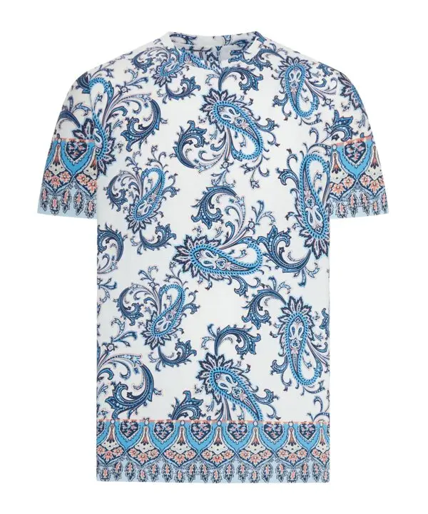 Etro Pattern-printed Crewneck T-shirt - Multi-color