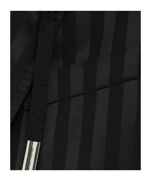 ANN DEMEULEMEESTER Tailored Jacket With Vertical Stripes