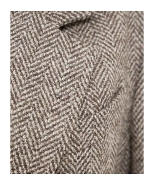 Brunello Cucinelli Belted Wool Blend Blazer