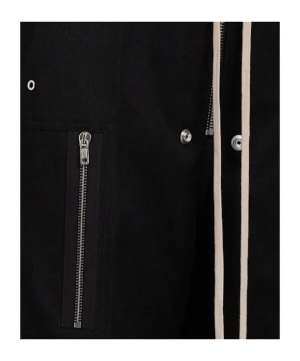 Rick Owens Cargobelas Wool Zipped Pants - Black