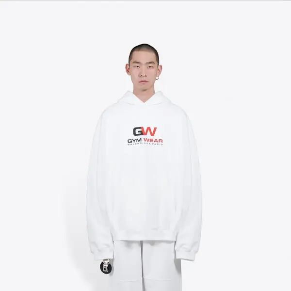 Balenciaga Printed Hooded Sweater