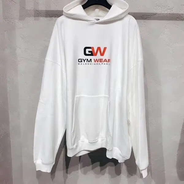 Balenciaga Printed Hooded Sweater