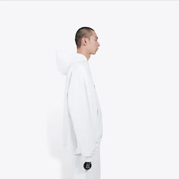 Balenciaga Printed Hooded Sweater