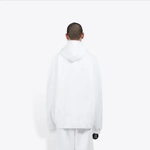 Balenciaga Printed Hooded Sweater