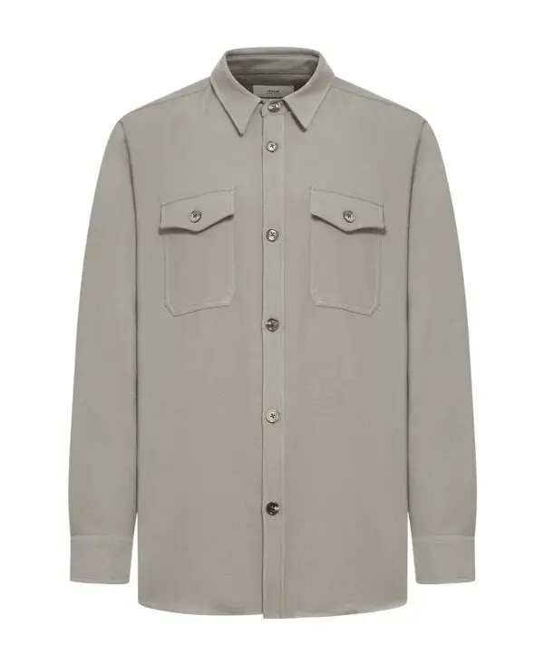 AMI Paris Long Sleeved Buttoned Shirt