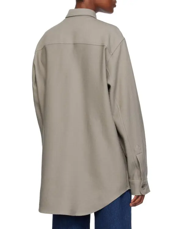 AMI Paris Long Sleeved Buttoned Shirt