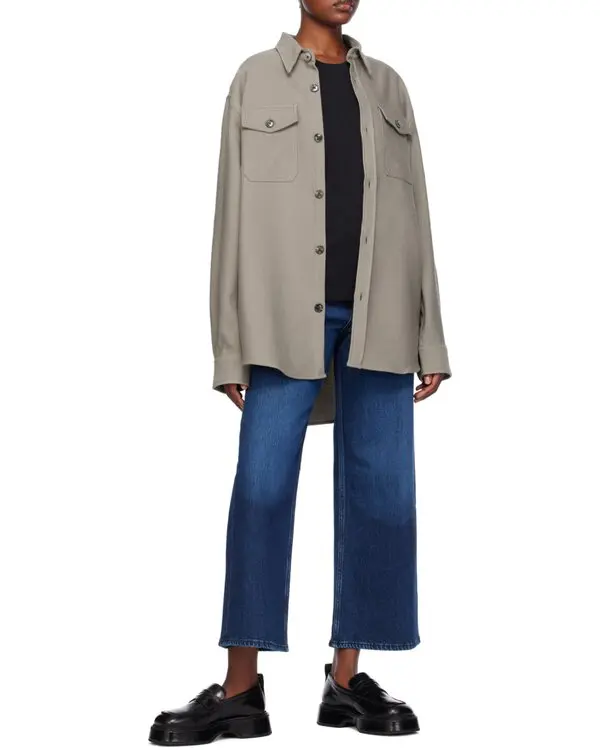 AMI Paris Long Sleeved Buttoned Shirt