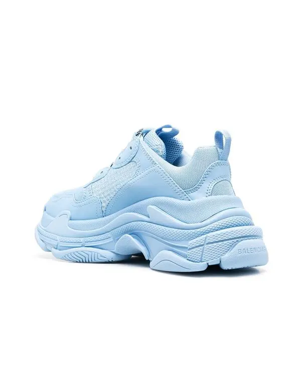 Balenciaga Triple S Lace-up Sneakers - Blue