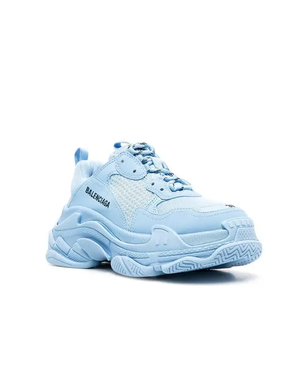 Balenciaga Triple S Lace-up Sneakers - Blue