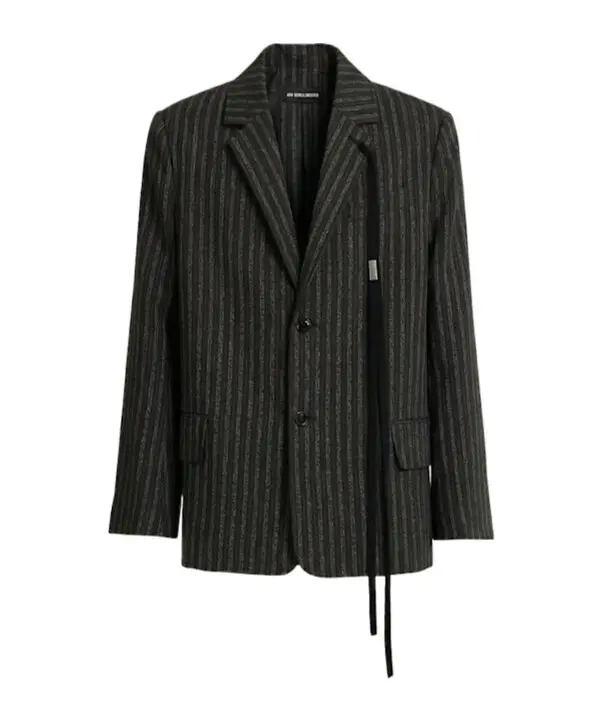 ANN DEMEULEMEESTER Tailored Wool Blend Blazer