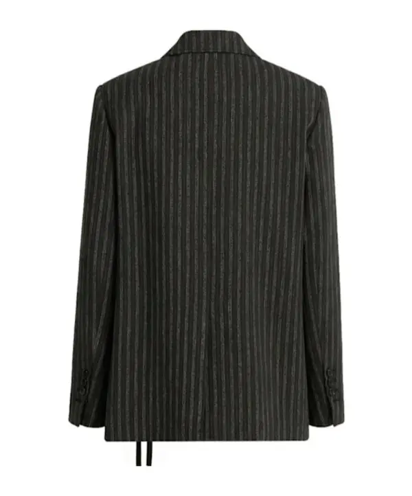 ANN DEMEULEMEESTER Tailored Wool Blend Blazer