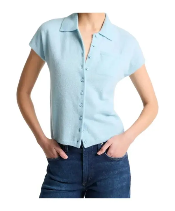 Vince Short Sleeve Collared Button Shirt