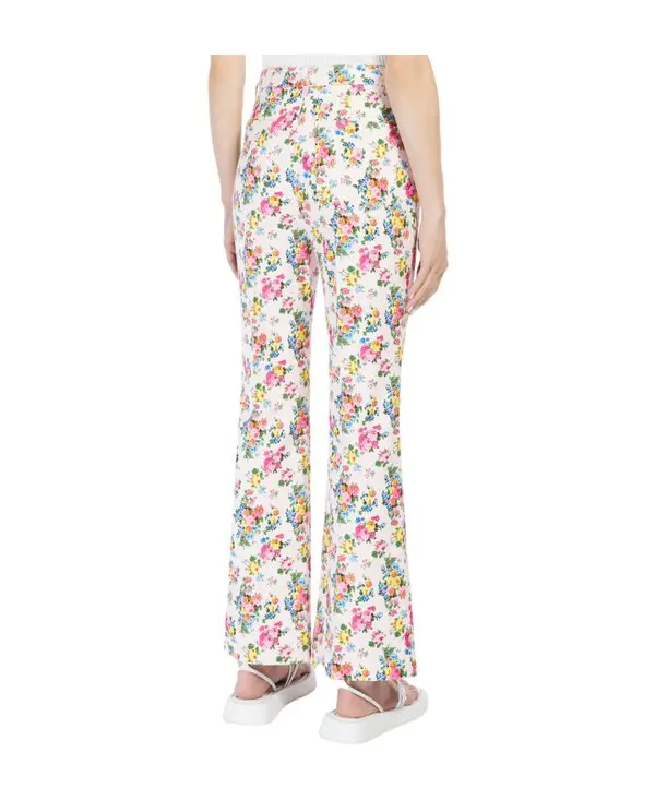 Sportmax Floral Printed Flared Trousers
