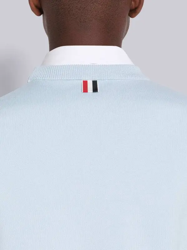 Thom Browne Anchor Jacquard Crew-neck Jumper