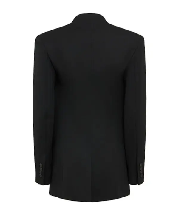 Attico Virgin Wool Gabardine Blazer